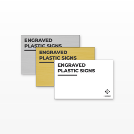 Engraved Plastic Signs